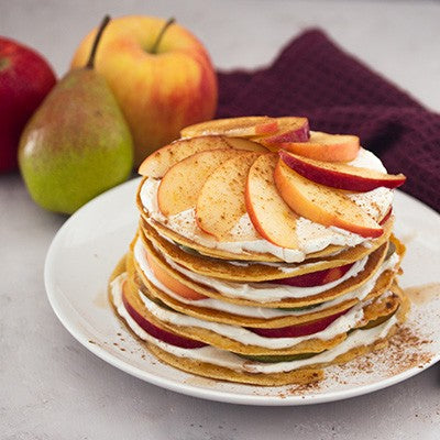 Gâteau de pancake : recette à base de farine de pois chiche | nu3Kitchen